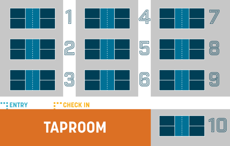 Our Courts - Pints & Paddle